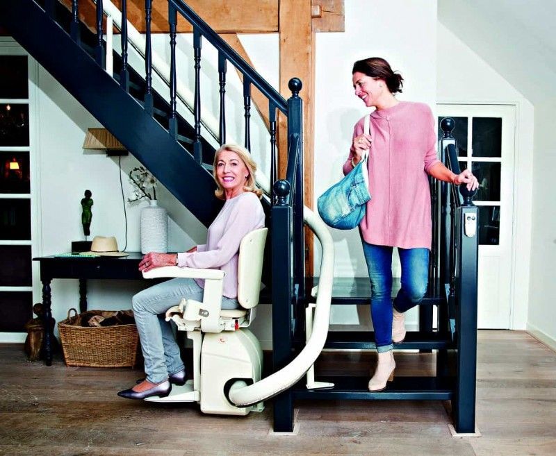 Handicare Curved Stairlifts | Handicare Freecurve - HomePro