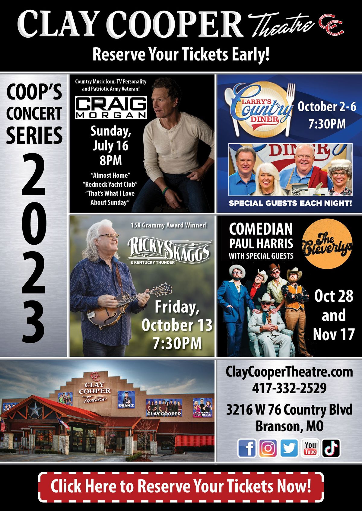 Clay Cooper Theatre | Branson Missouri