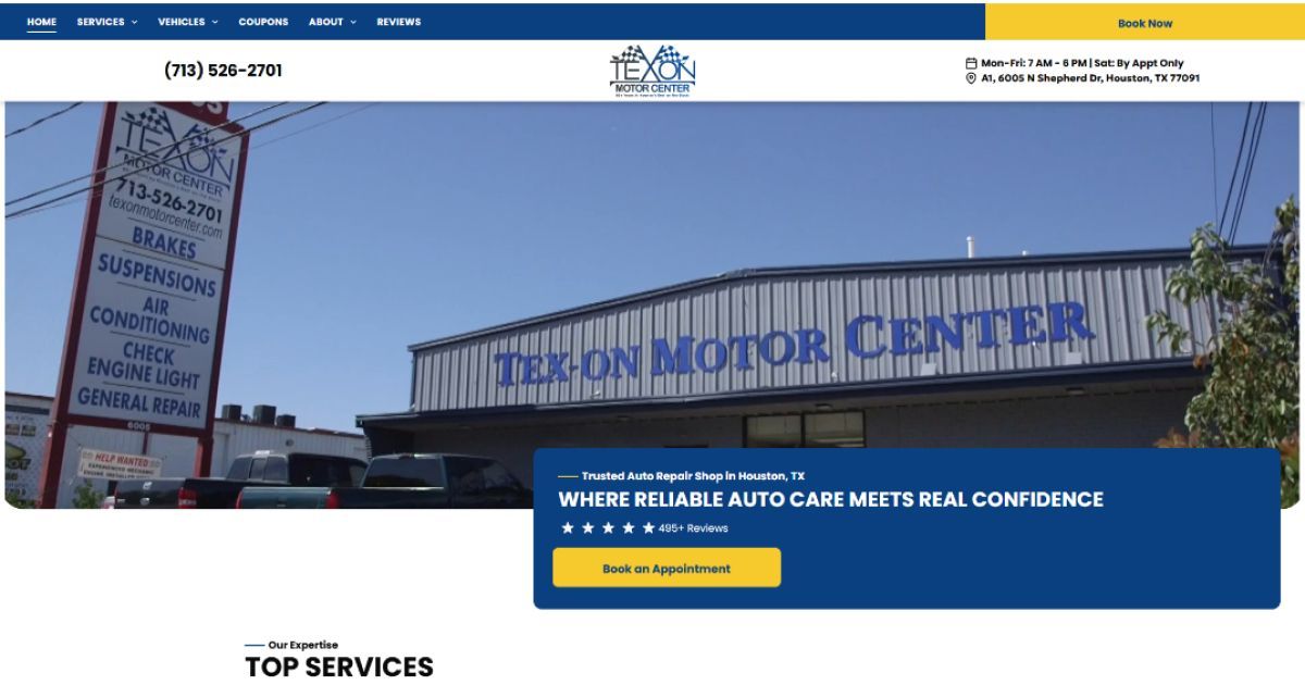 Rebuilt Engine Specialists in Houston, TX | Texon Motor Center