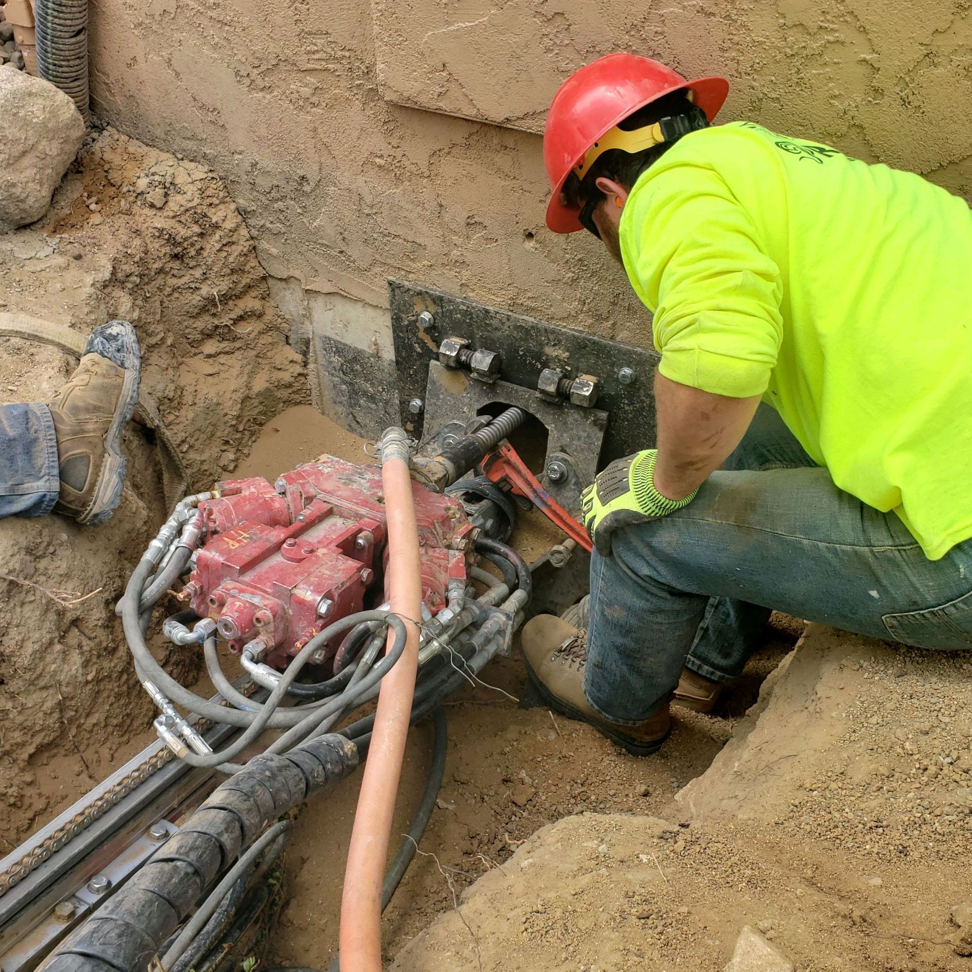 Piers & Micropiles | Straight Line Construction & Ram Jack