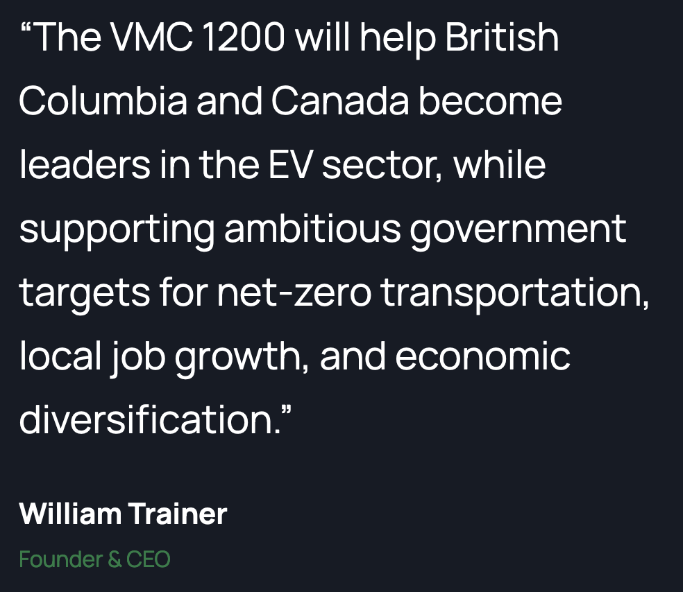 VMC Pioneer Electric Truck | VMC 1200 Electric Truck