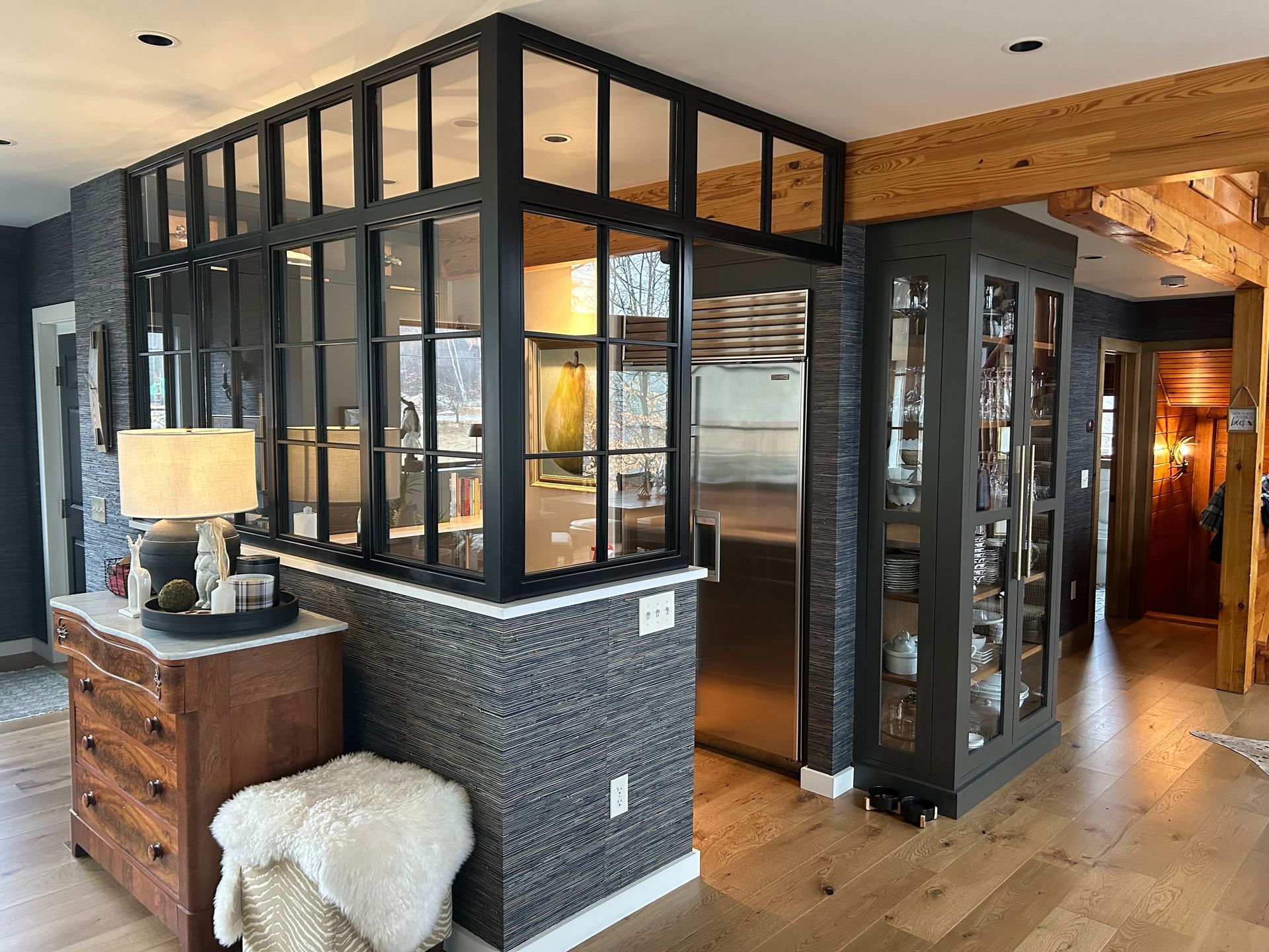 Narrow Steel Frame for Glass Partitions and Windows