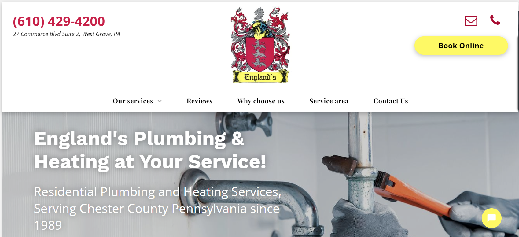 England's Plumbing & Heating | Professional Services