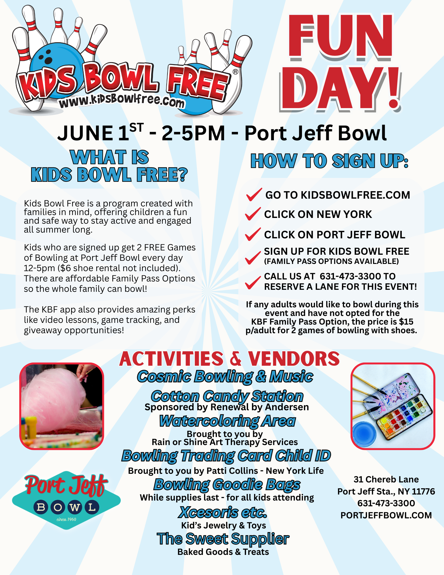 Upcoming Events | Port Jeff Bowl