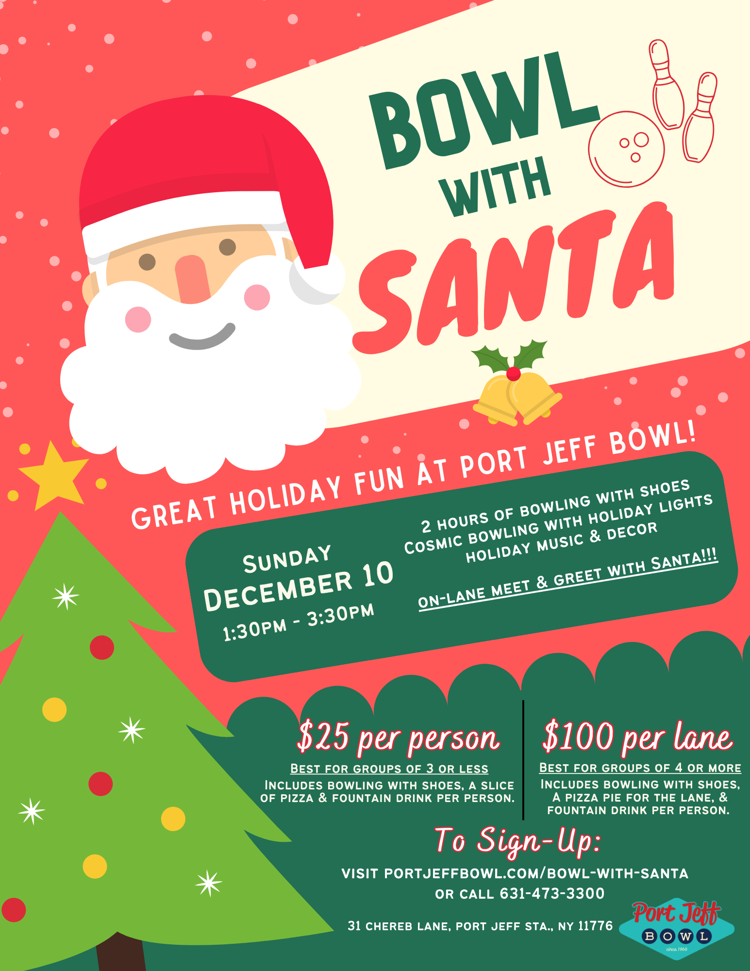 Bowl With Santa| Port Jeff Bowl