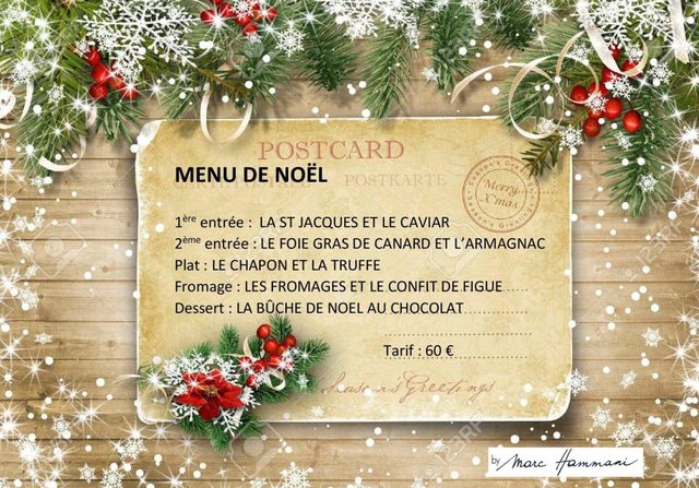 Menu De Noel Exceptionnel | Decoration de Noel