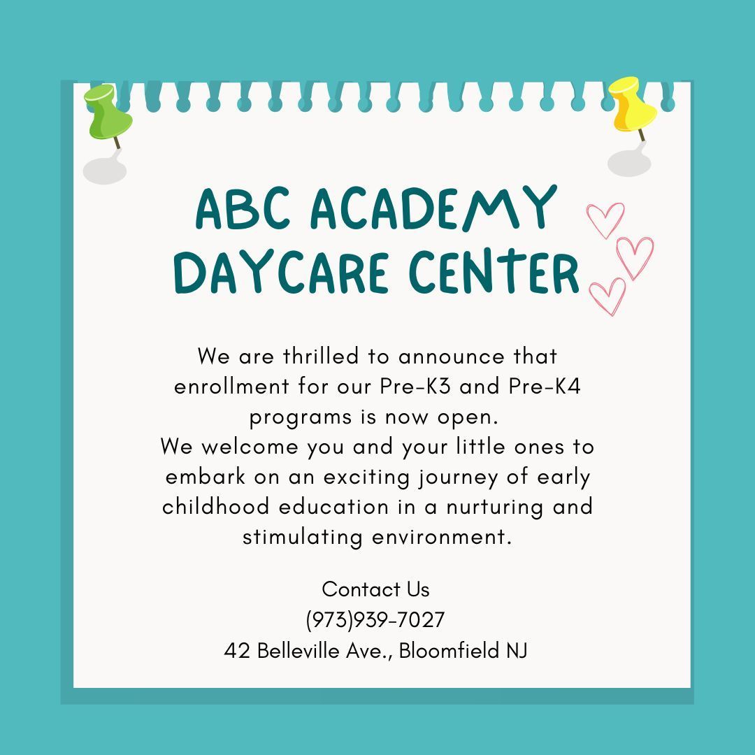 ABC Daycare Academy | Bloomfield, NJ