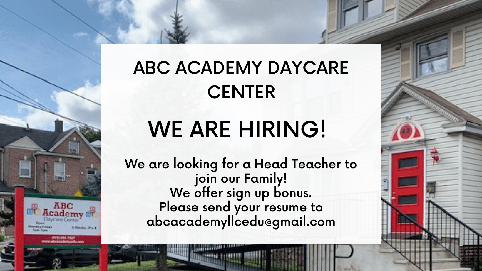 ABC Daycare Academy | Bloomfield, NJ
