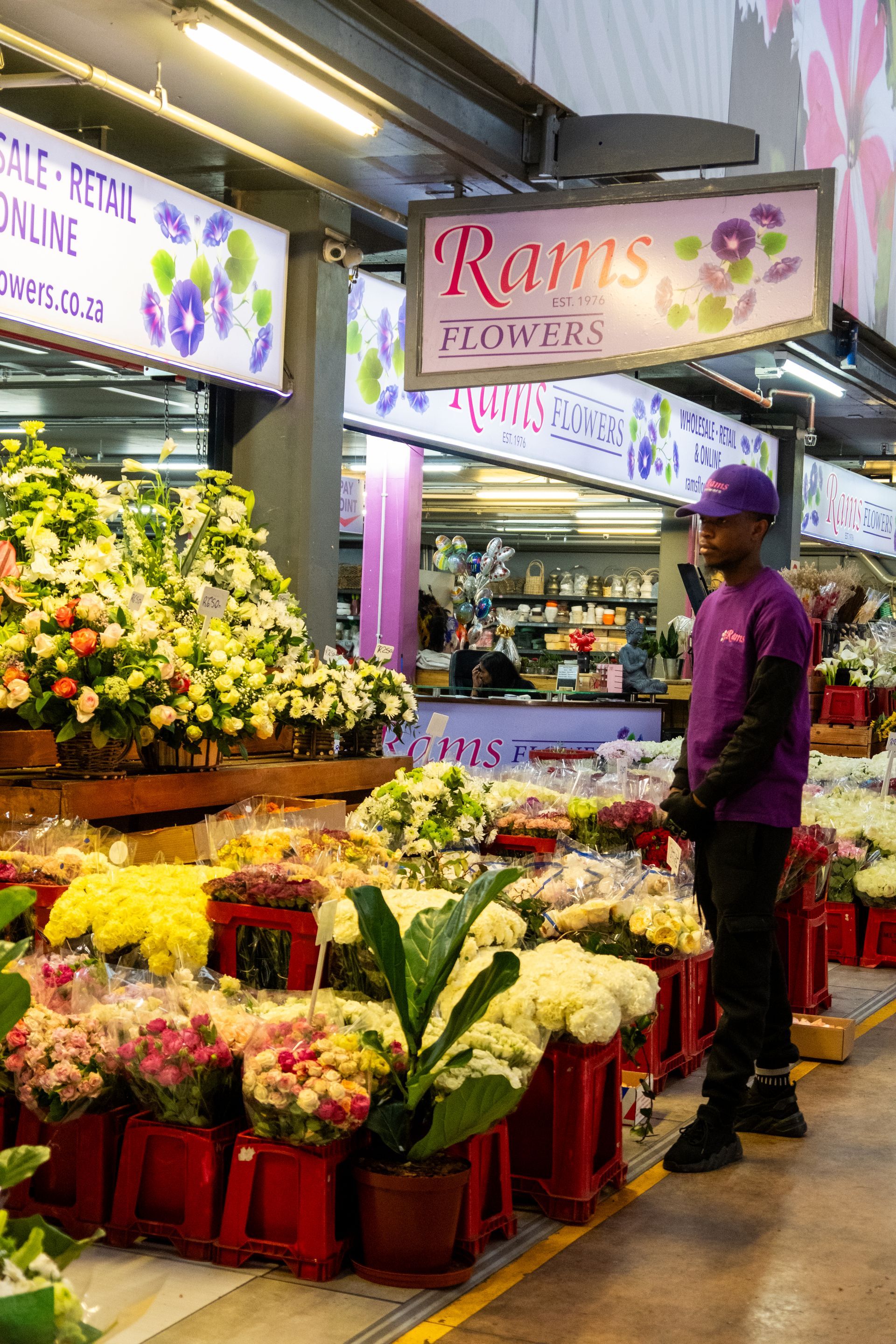 Flowers at Rams Flowers; situated in Multiflora Mall