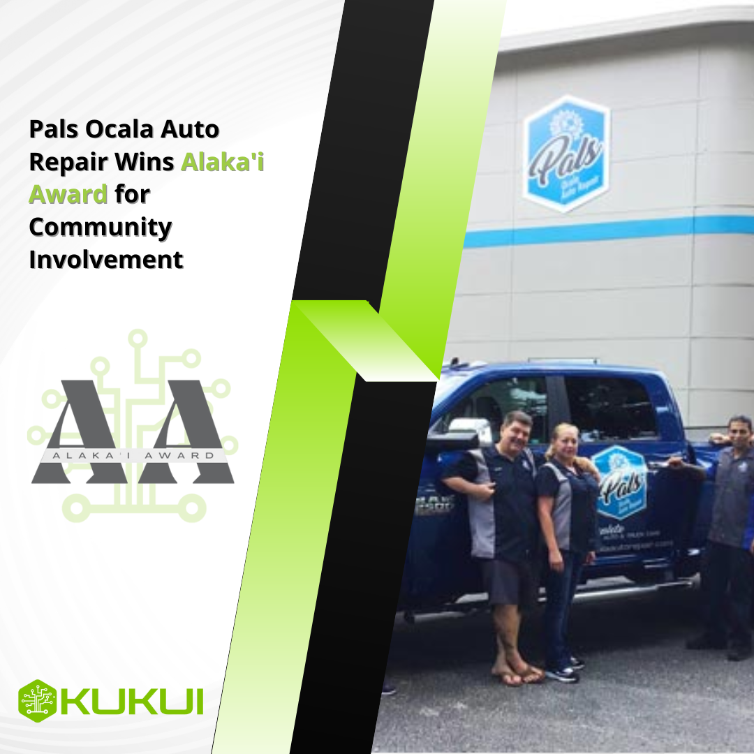 Celebrating Pals Ocala Auto Repair's Award for Community Service