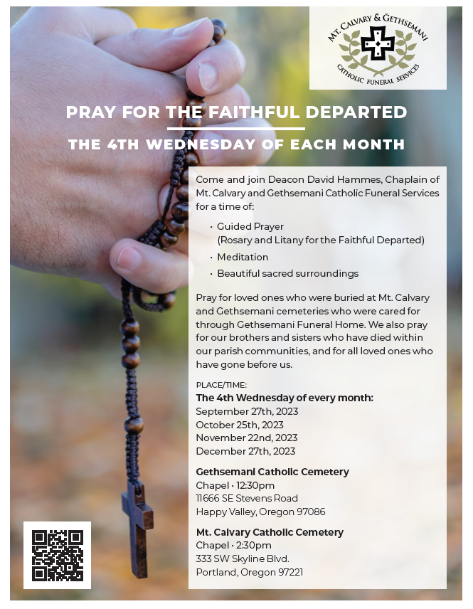 Mt. Calvary & Gethsemani Catholic Funeral Services | Happy Valley , OR