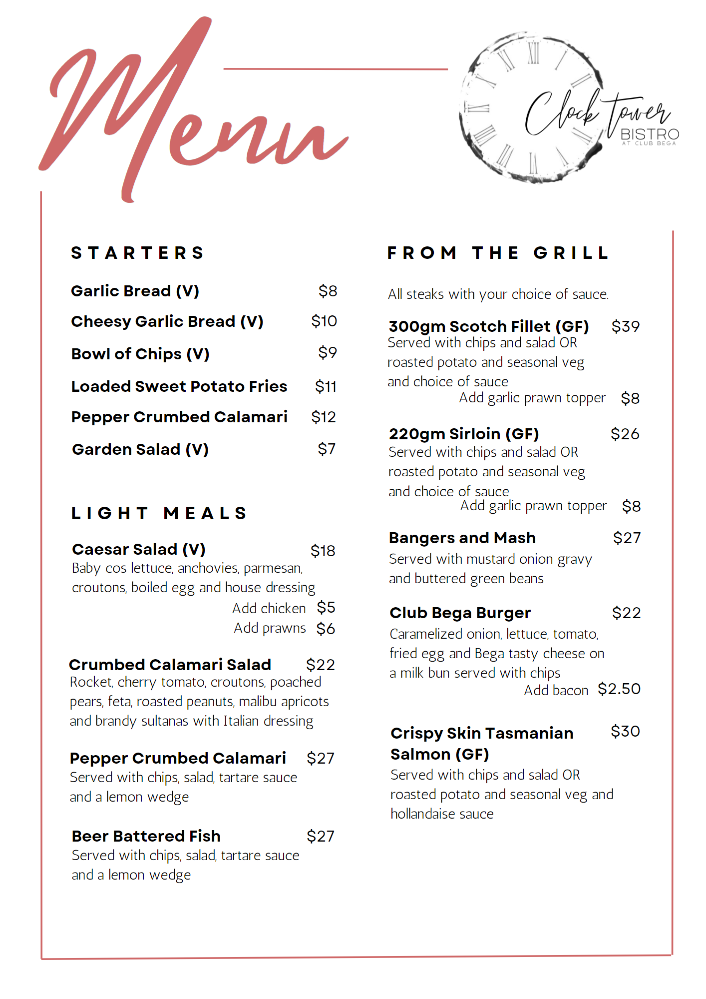 Club Bega - Bega, NSW - Dining