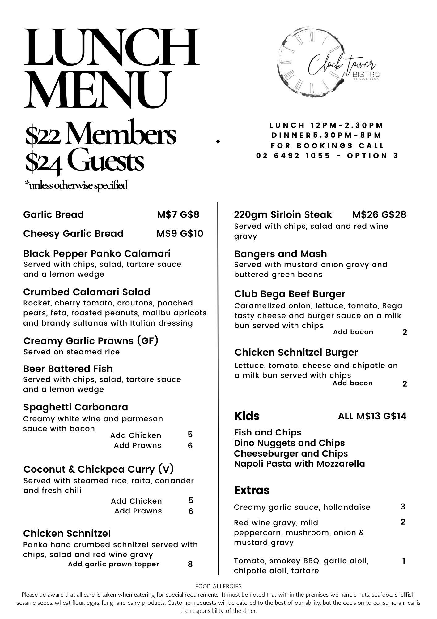 Club Bega - Bega, NSW - Dining