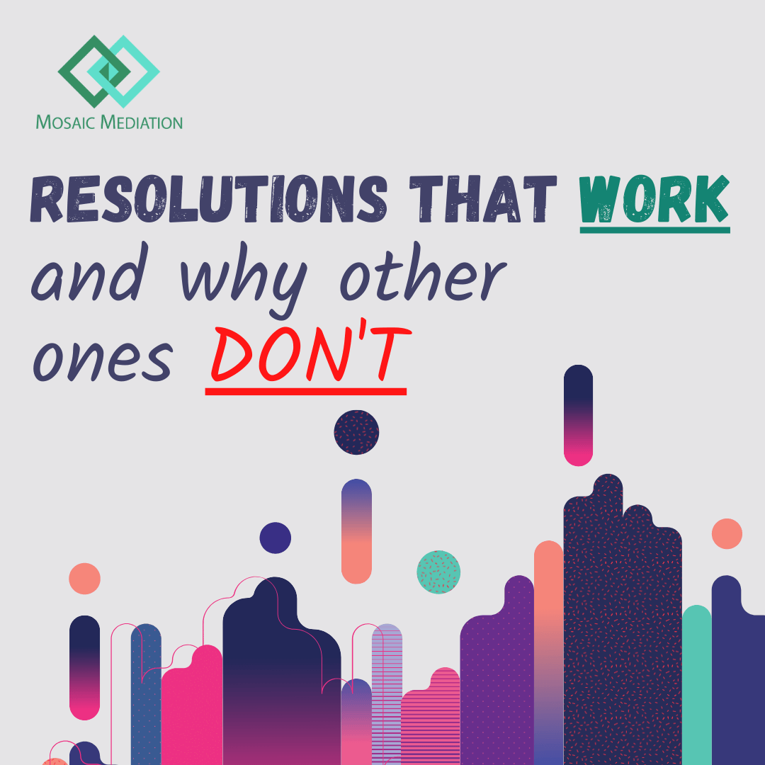 Resolutions that WORK and why other ones DON'T