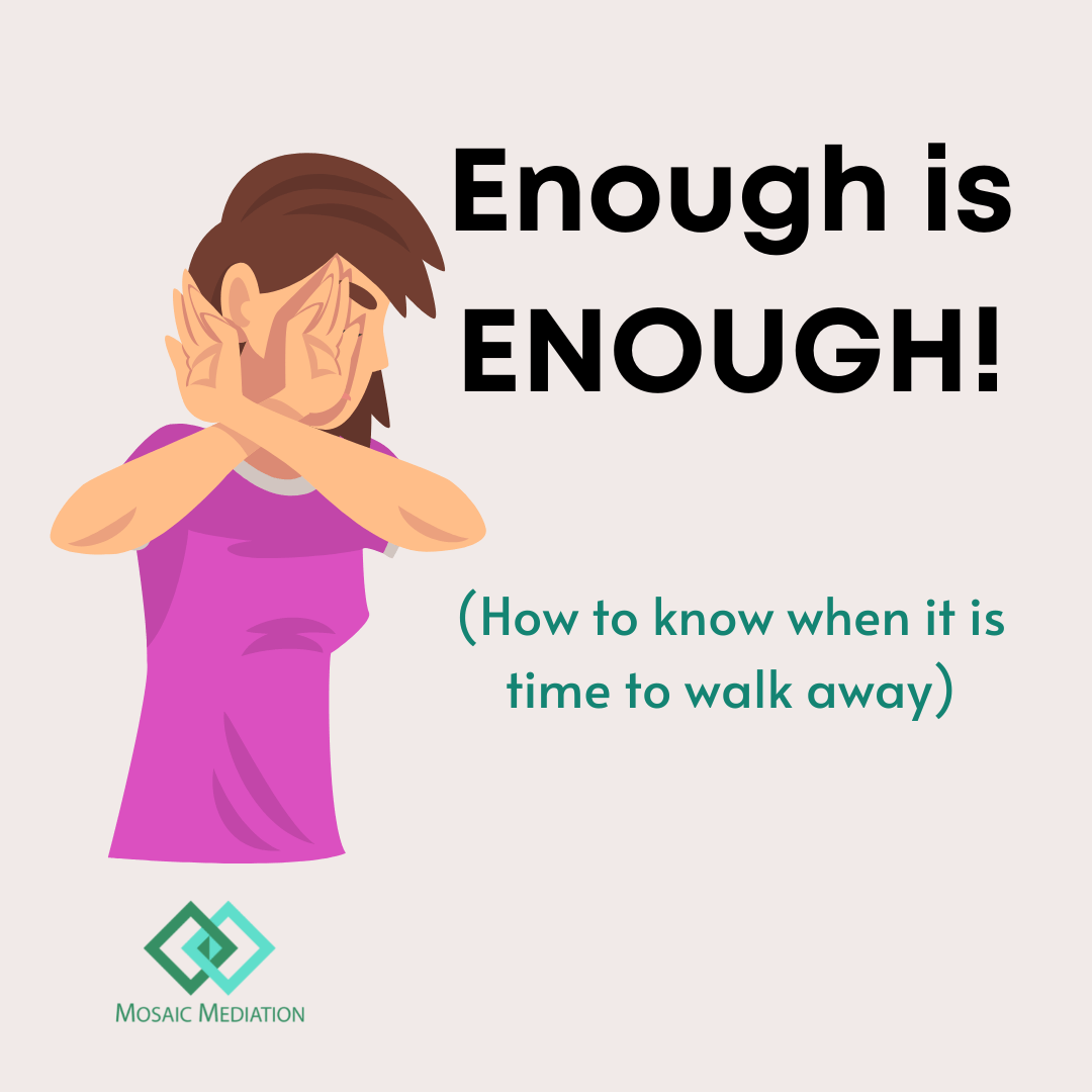 Enough is Enough!