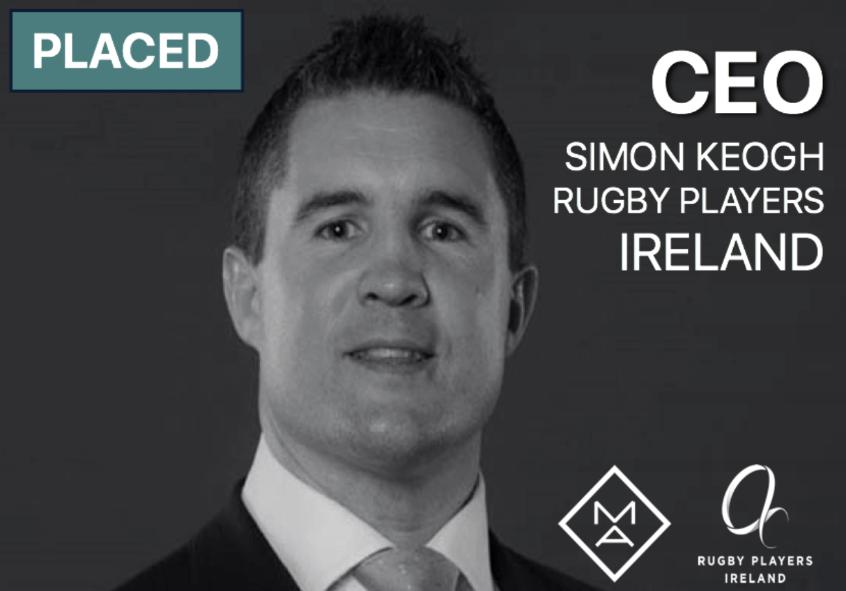 Mason Alexander places CEO of Rugby Players Ireland, Simon Keogh