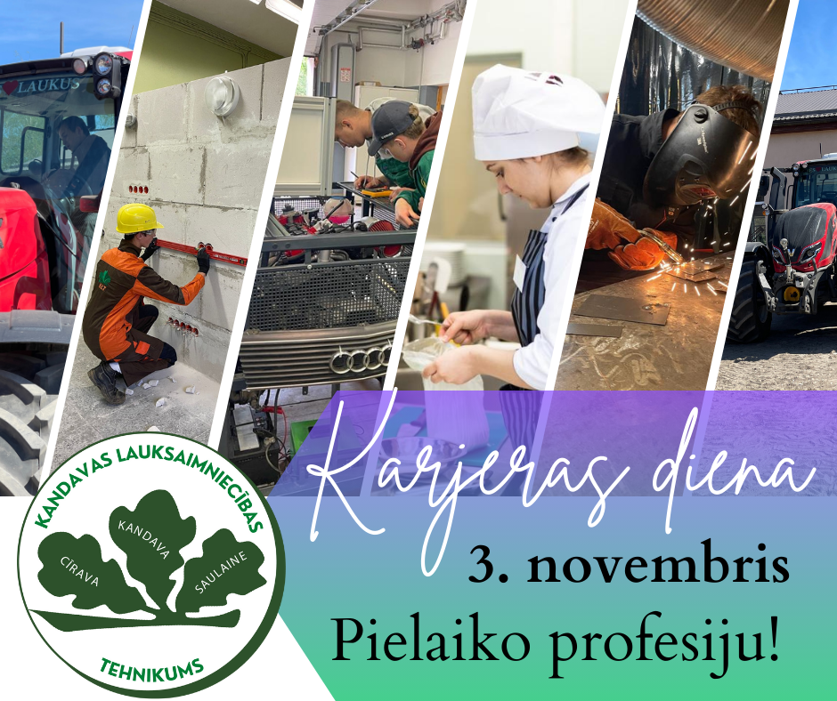Apmeklē tehnikuma Karjeras dienu 3. novembrī