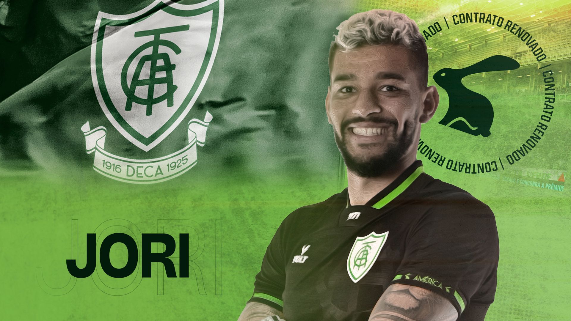 Após ano de superação, Jori tem contrato renovado pelo América