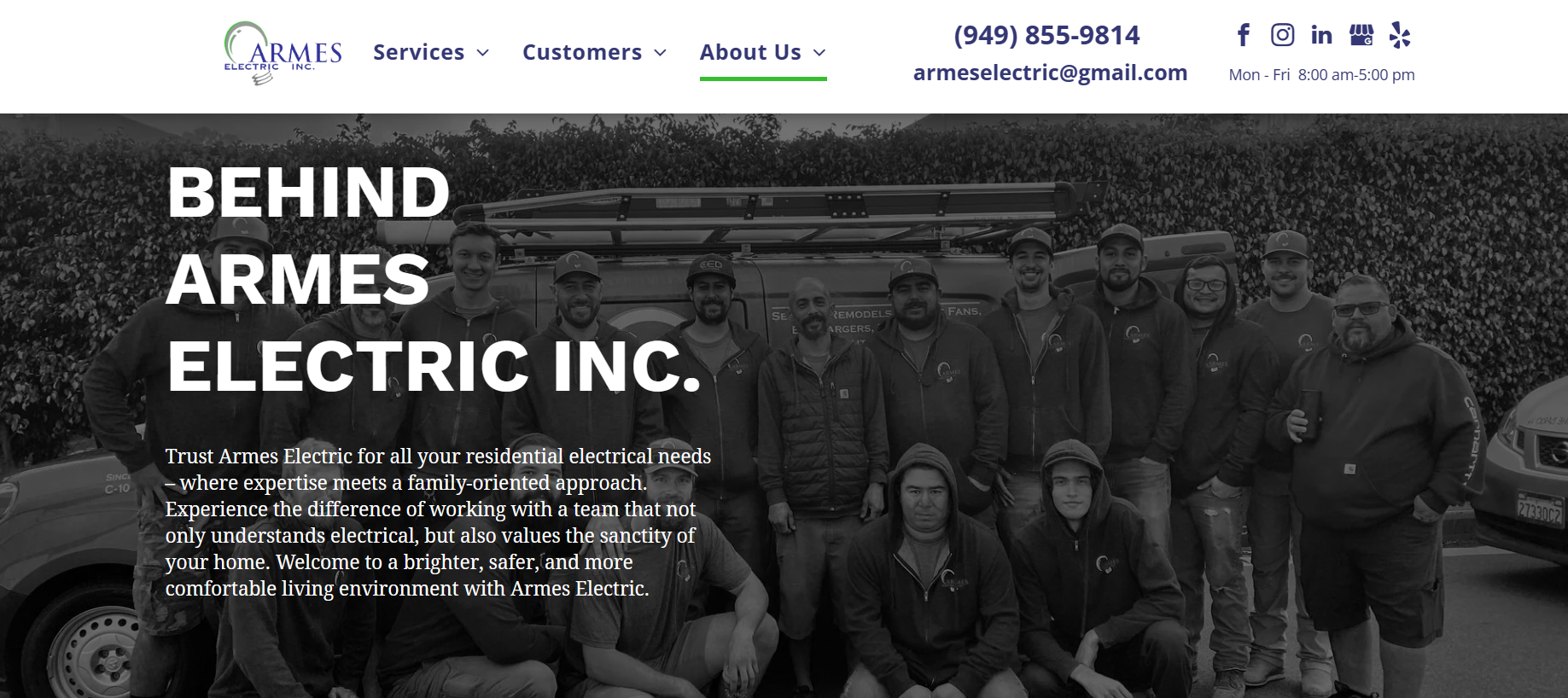 About Us | The Story Behind Armes Electric Incorporated