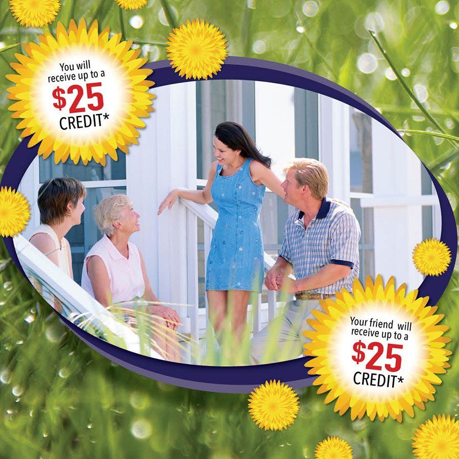 Refer A Friend and Save | Custom Personalized Lawn Care