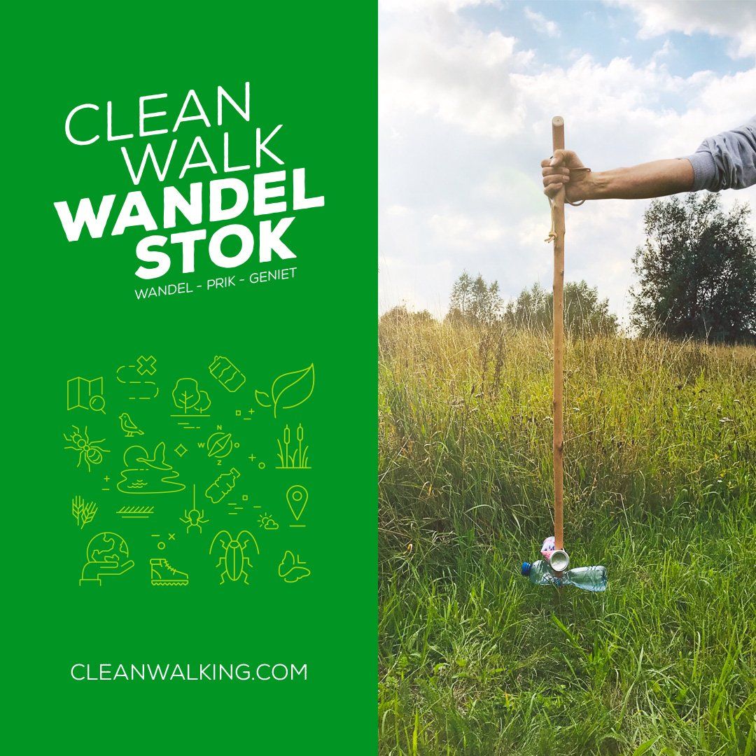 CleanWalk Wandelstok