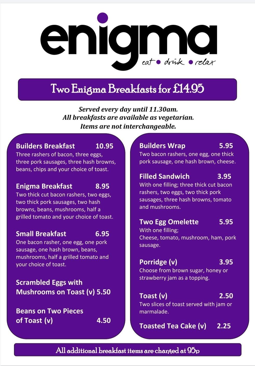 Enigma Cafe Bar Market Harbrorough