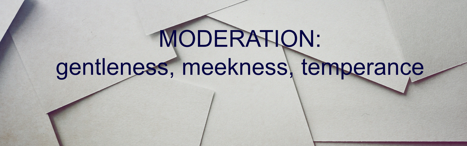 Moderation