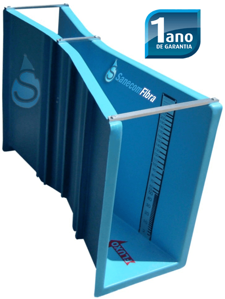 Calha Parshall - Padrão - SanecomFibra