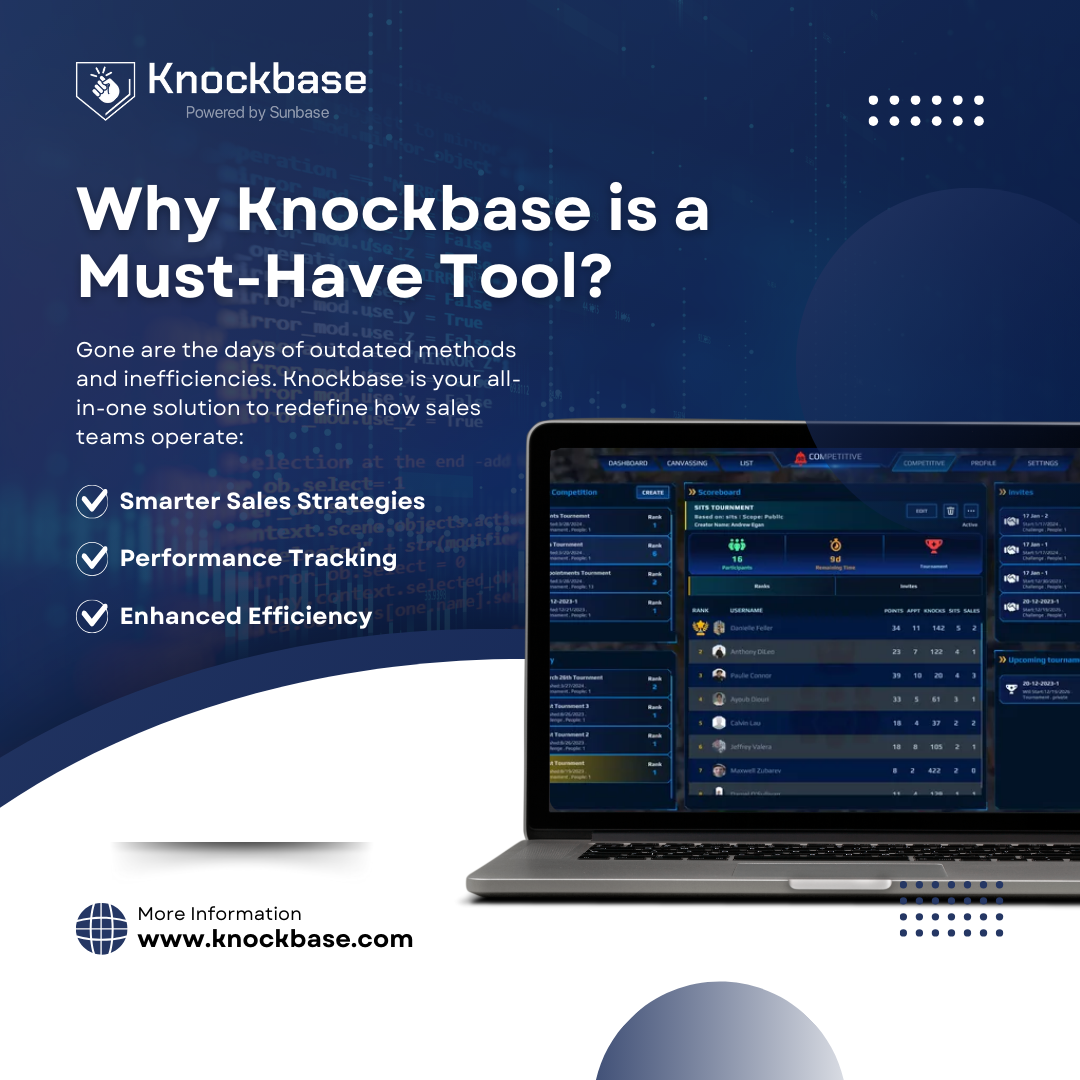 Boost Sales Performance with Knockbase Door-Knocking App