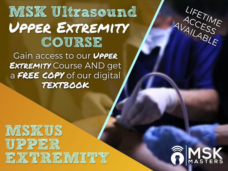 Learn Musculoskeletal Ultrasound: Upper Extremity | MSK Masters