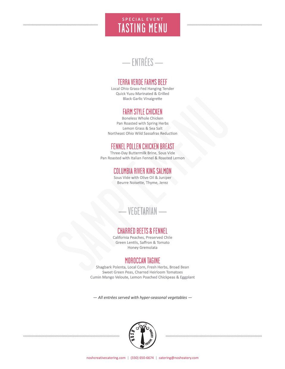 Nosh Creative Catering | A Unique Creative Catering Experience