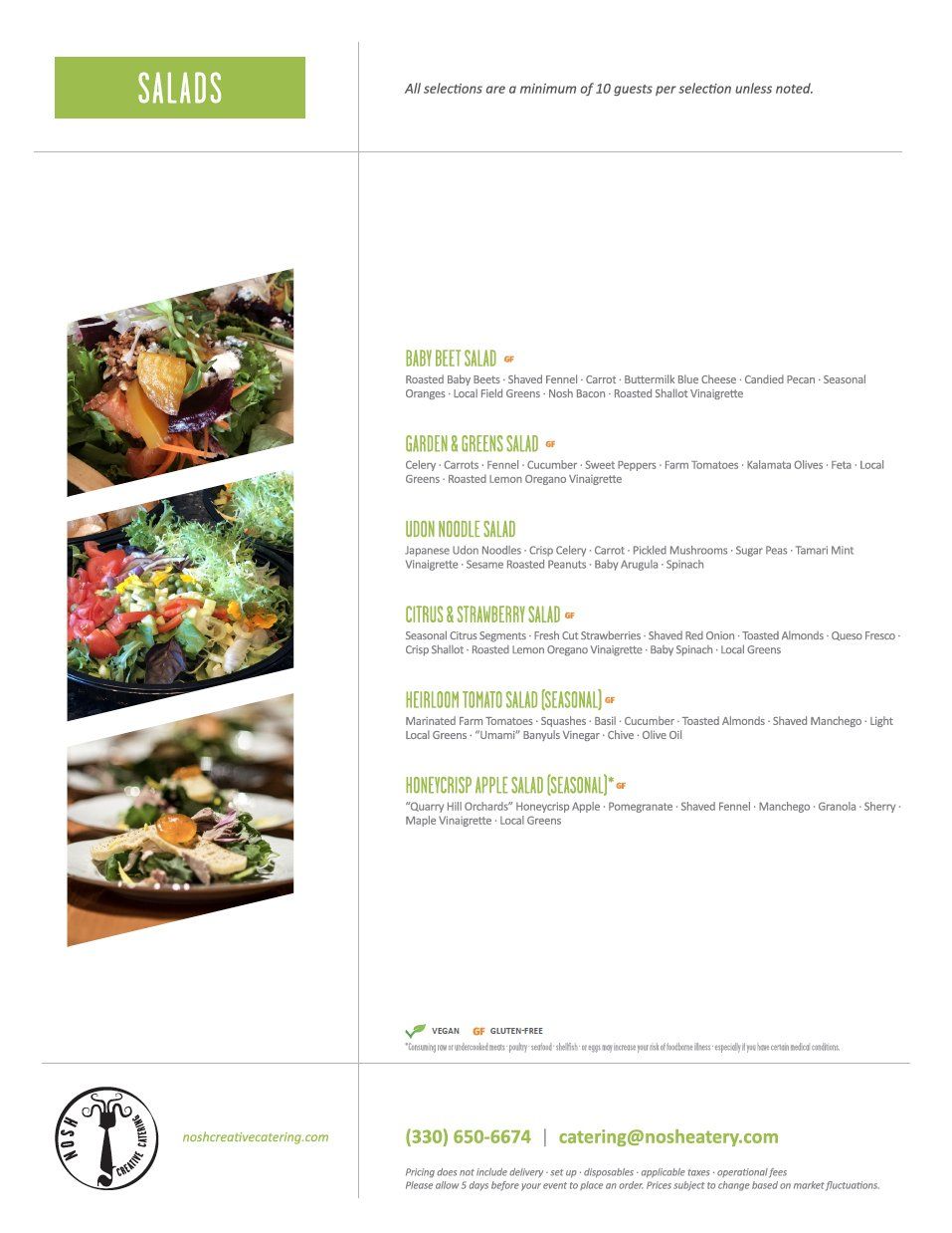 Nosh Creative Catering | A Unique Creative Catering Experience