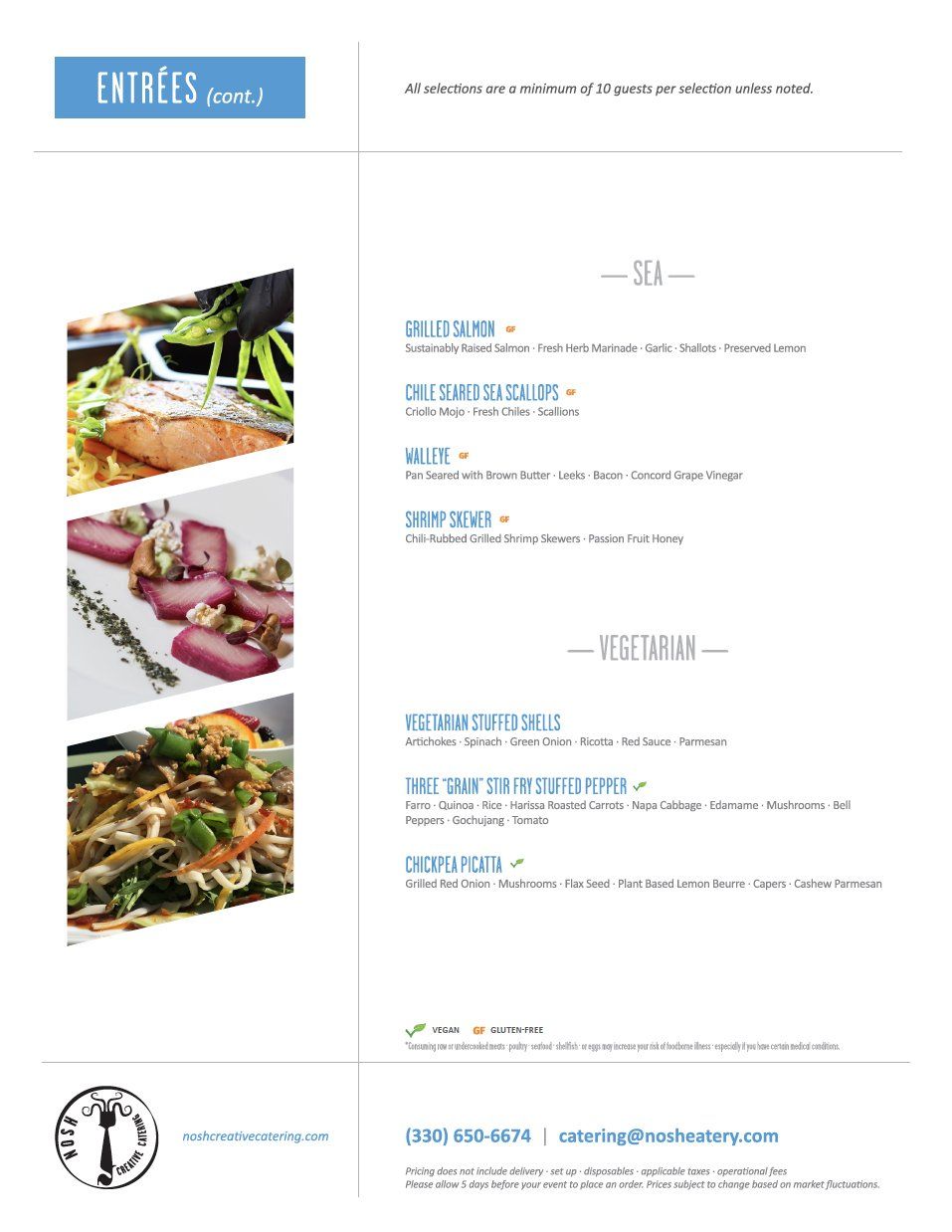 Nosh Creative Catering | A Unique Creative Catering Experience