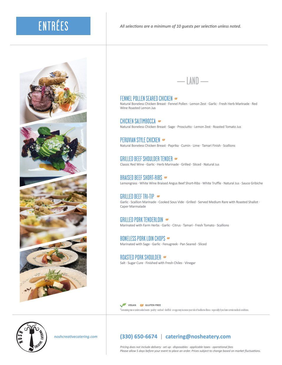 Nosh Creative Catering | A Unique Creative Catering Experience