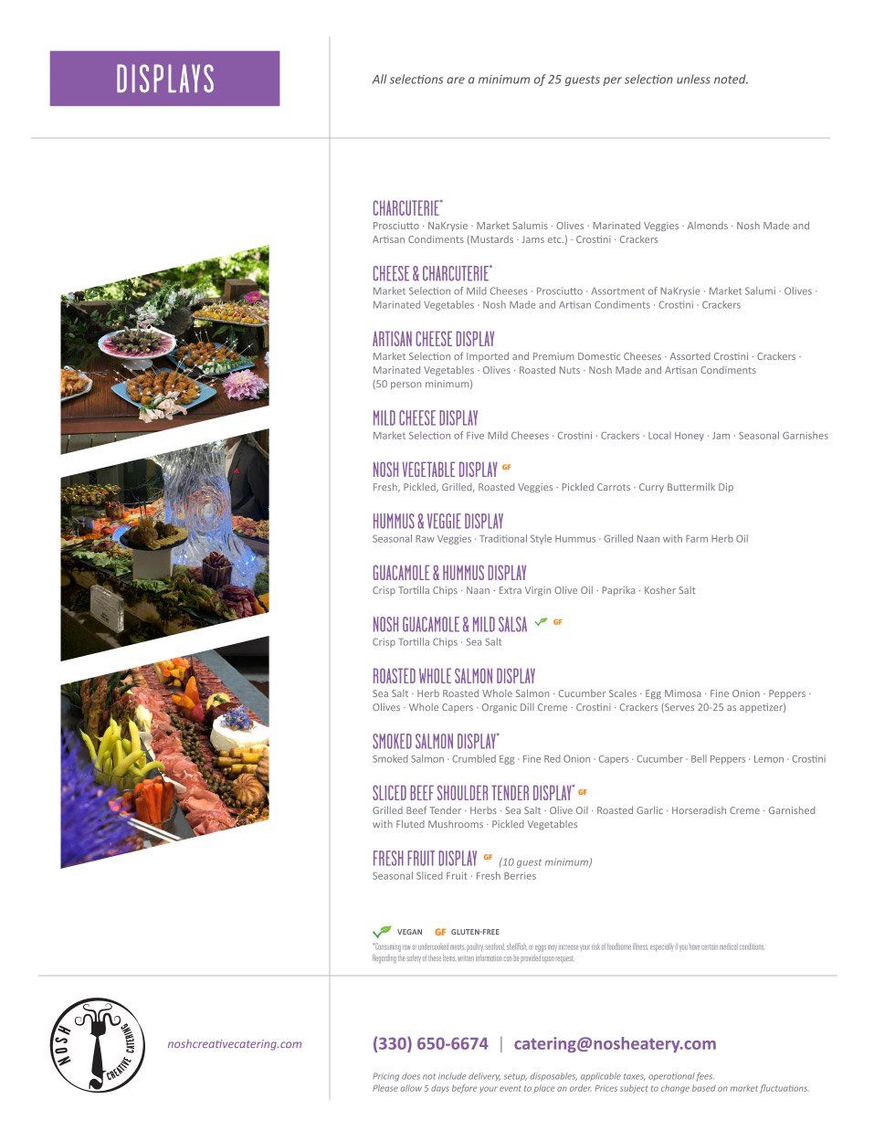 Nosh Creative Catering | A Unique Creative Catering Experience