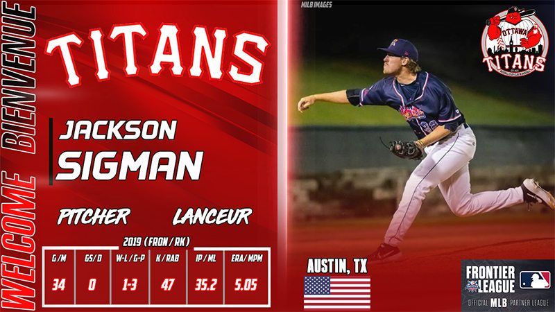 Les Titans s'ajoutent à la liste avec la signature de Jackson Sigman