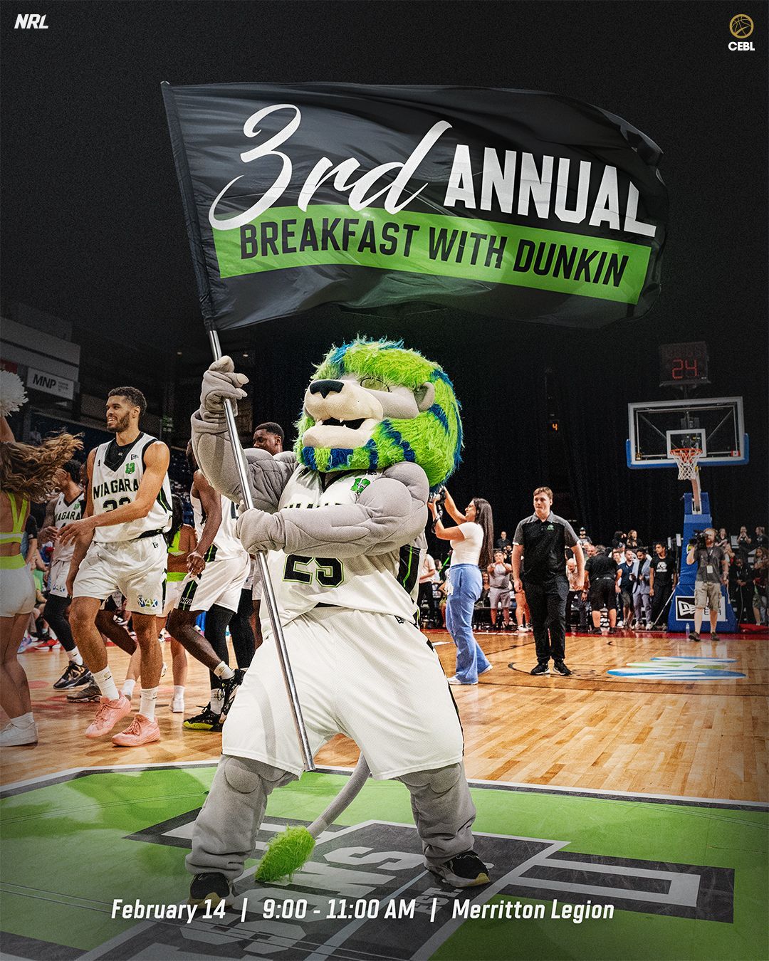 RIVER LIONS ANNOUNCE THIRD ANNUAL 2026 BREAKFAST WITH DUNKIN