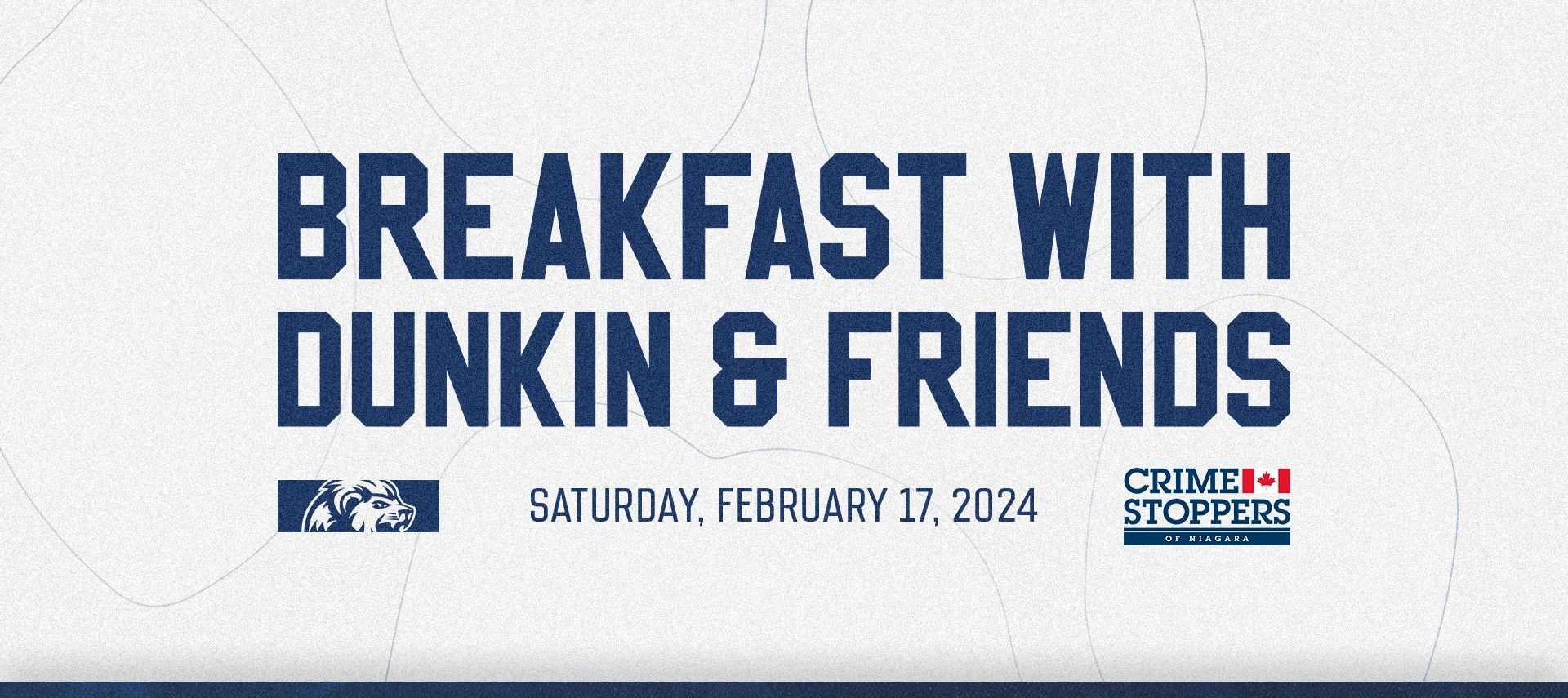 River Lions Announce ‘Breakfast with Dunkin & Friends' Event