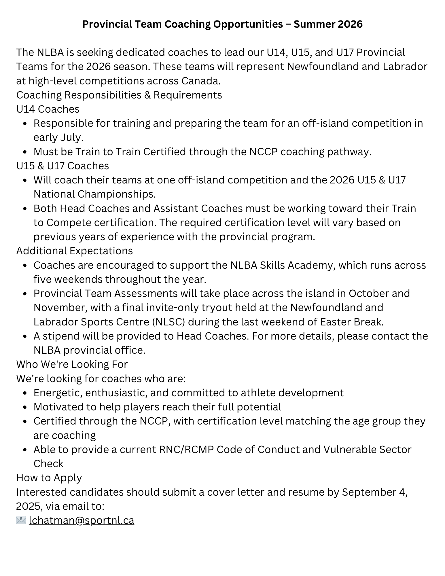 Newfoundland and Labrador Basketball Association (NLBA) - Home