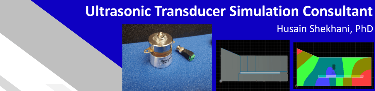 Ultrasonic transducer simulation consulting