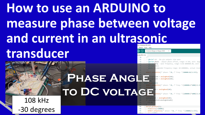 How to use an ARDUINO to measure phase between voltage and current in ...