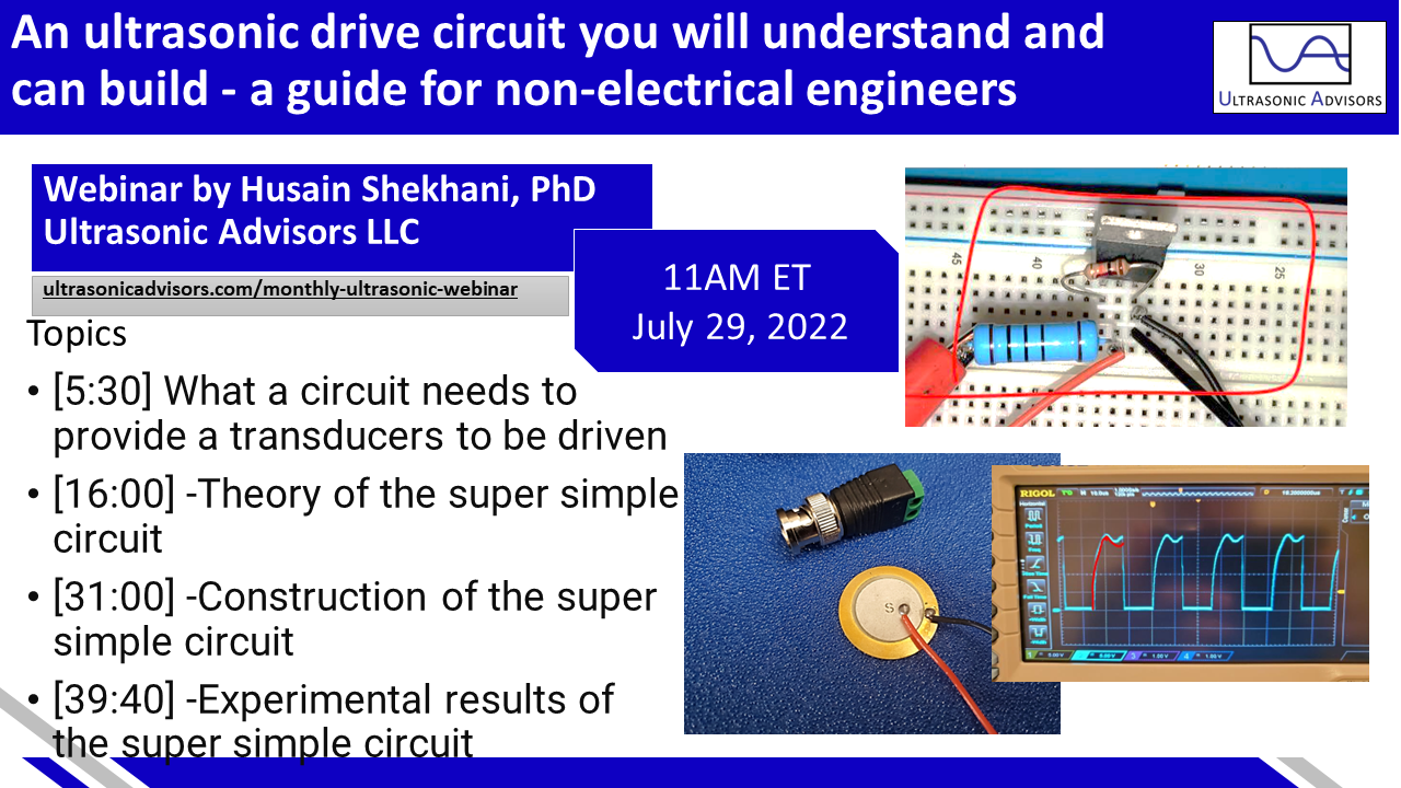 An ultrasonic drive circuit you will understand and can build - a guide ...