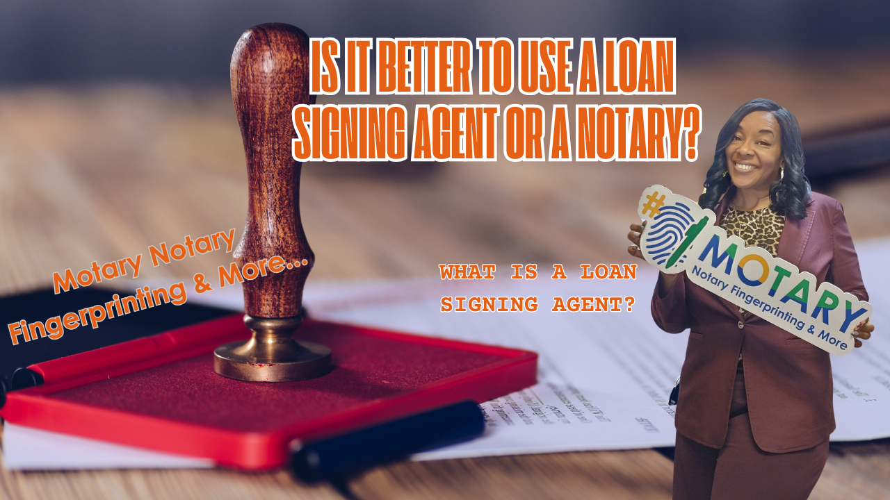 Loan Signing Agent Vs Notary | What Is The Difference?