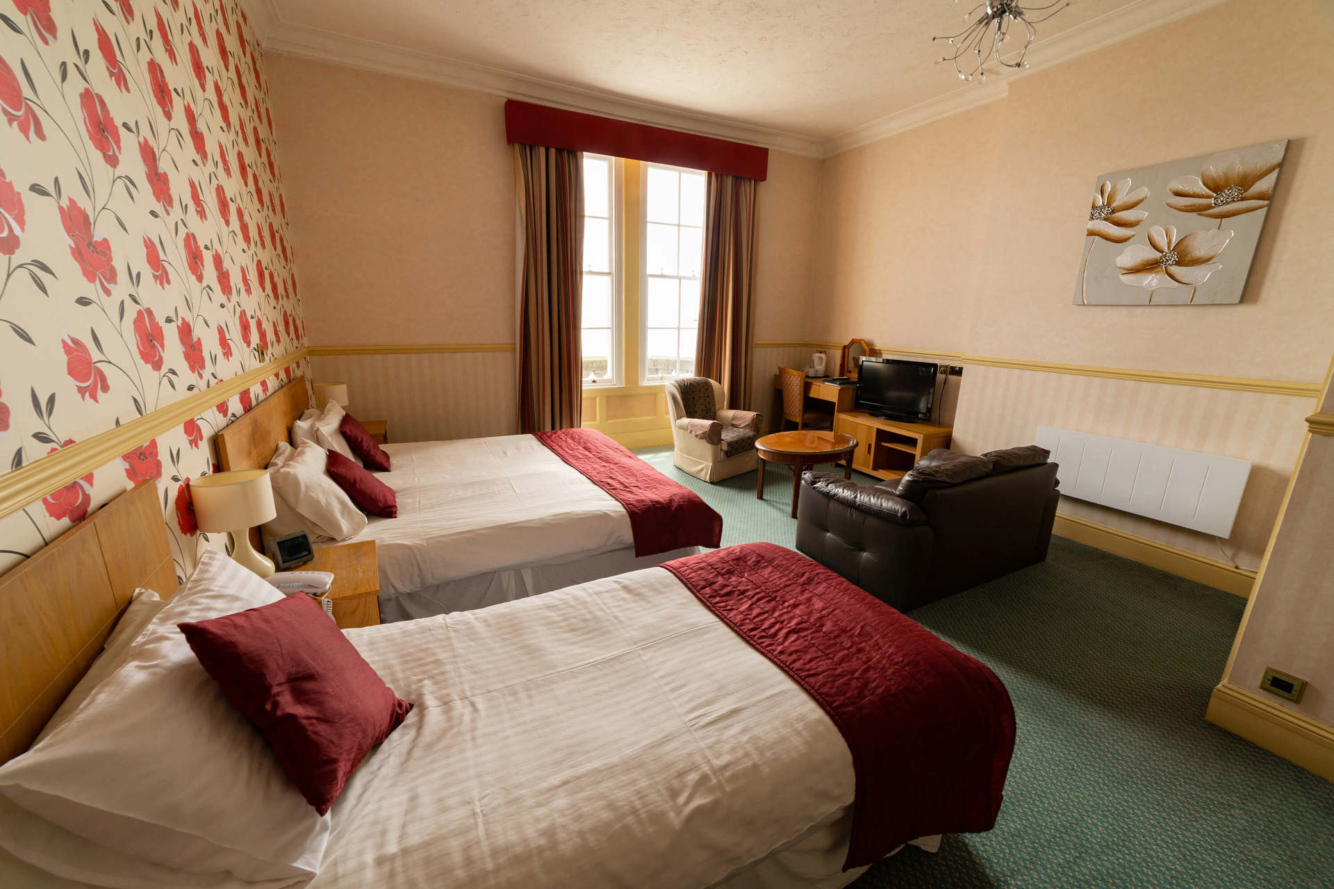 Rooms at the Hotel Prince Regent in Weymouth