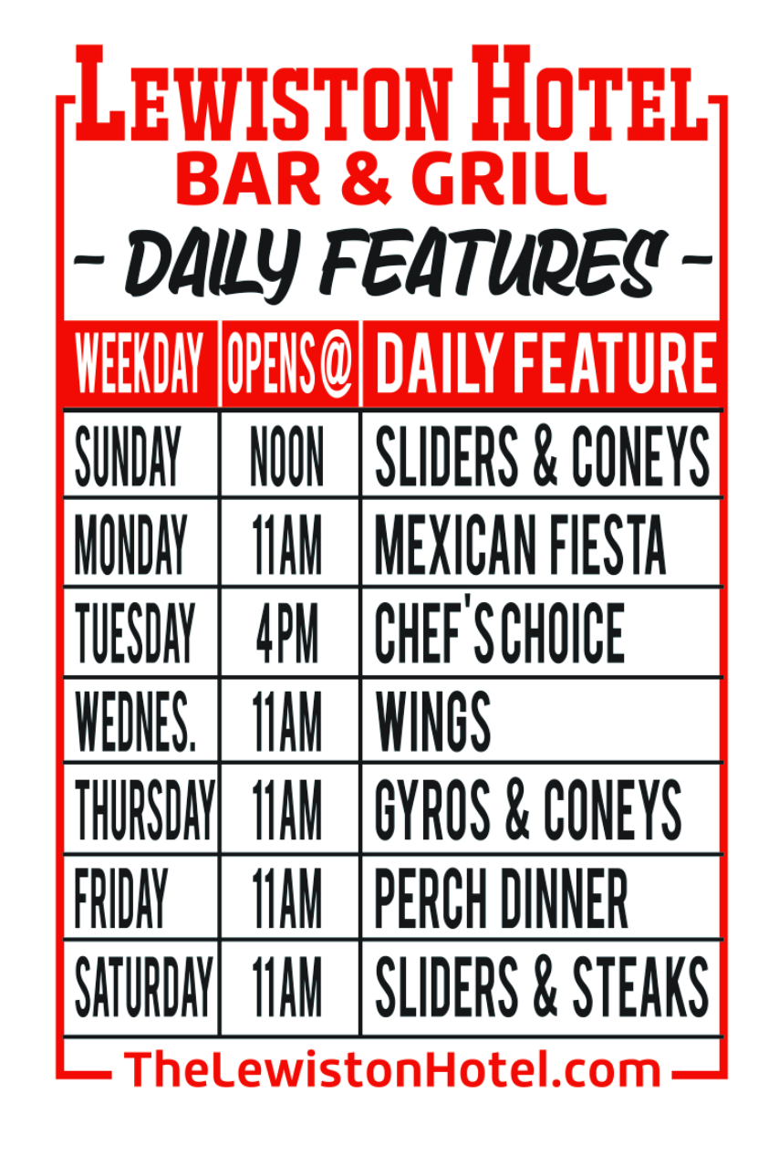 Chinese Thursday Menu | Lewiston, MI | 989-786-2333