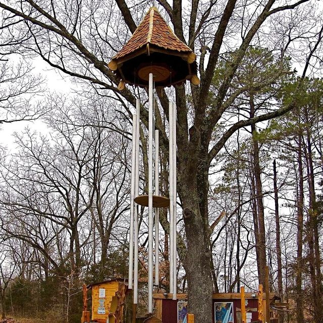 Acient Wood Wind Chimes Scale