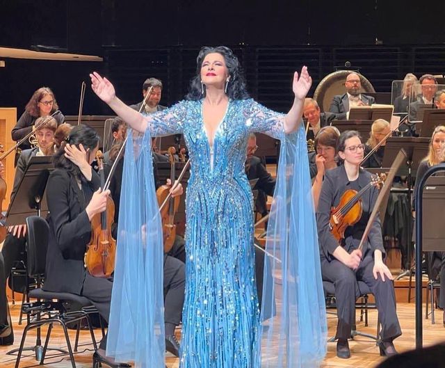 Opera Singer On Stage