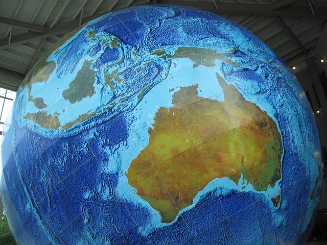 Large Revolving Globe