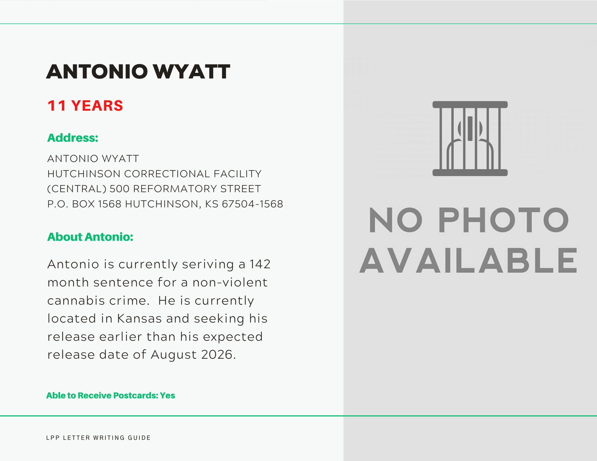 Last Prisoner Project – Write Letters To Prisoners