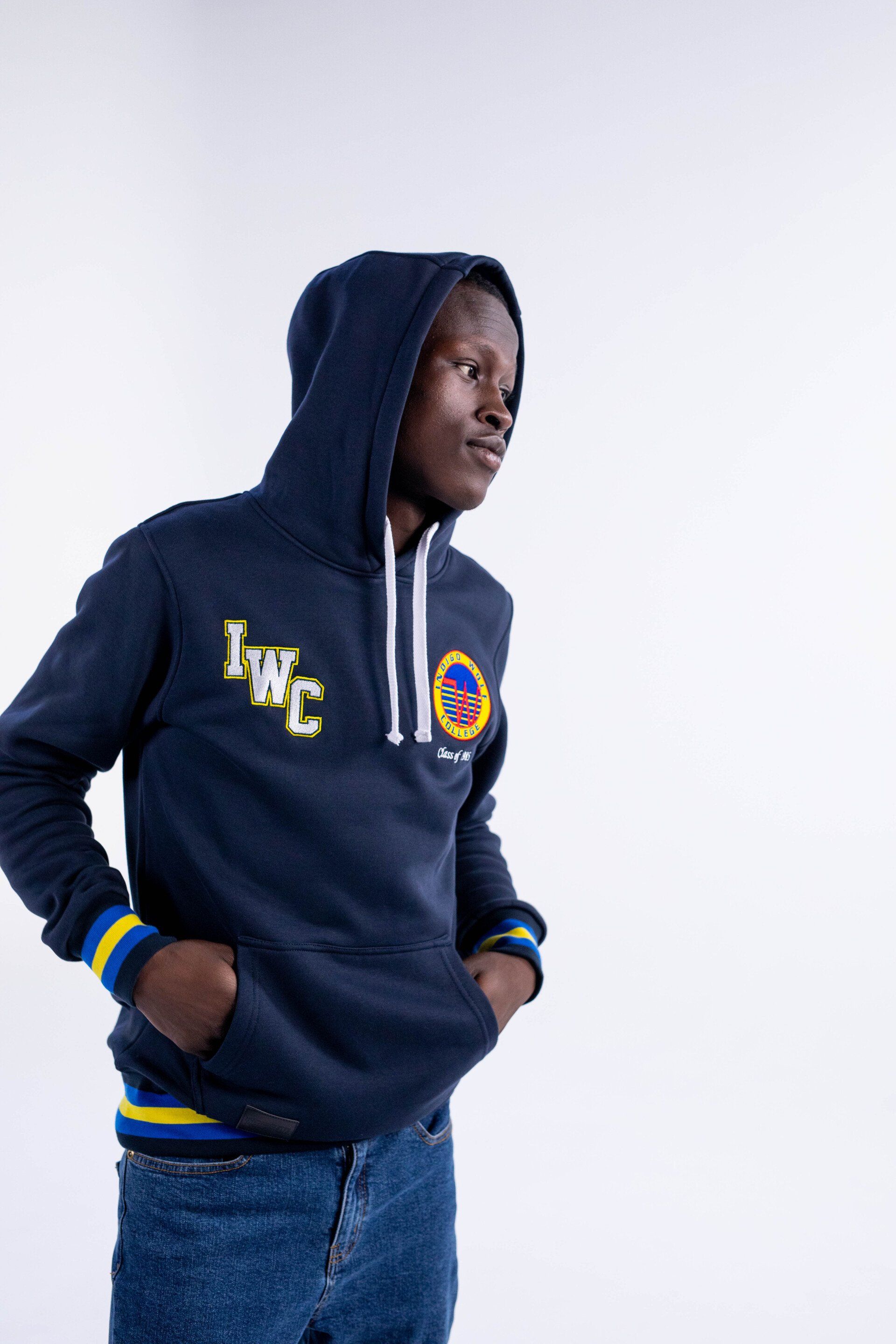 Hoodies - Indigo Wolf